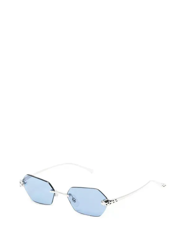 CARTIER Geometric-frame Sunglasses