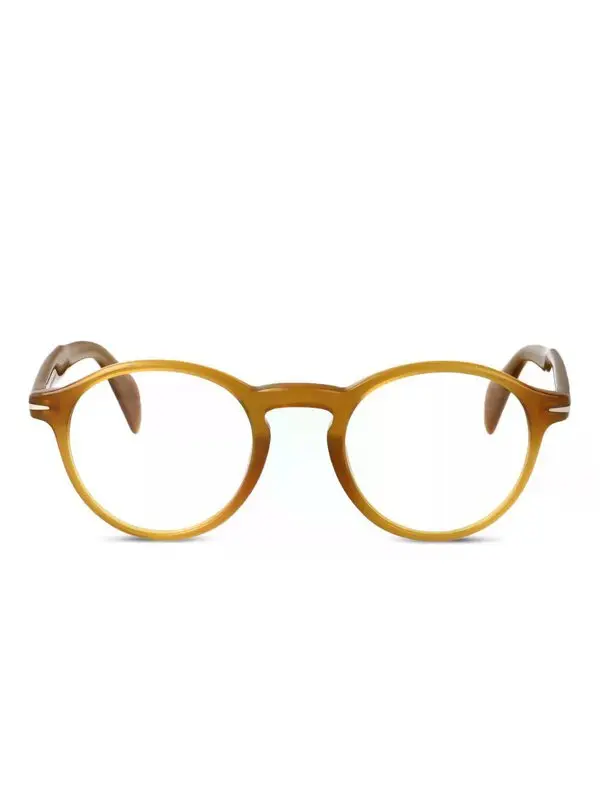 DB EYEWEAR BY DAVID BECKHAM Pantos-frame Eyeglasses - Yellow