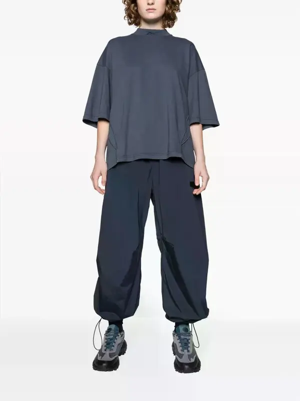 REEBOK Piped-trim Cotton T-shirt