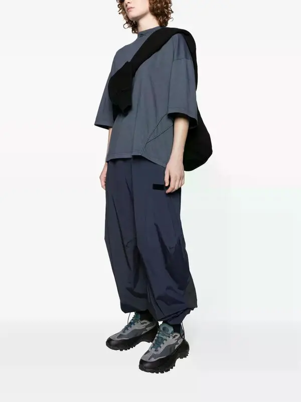 REEBOK Piped-trim Cotton T-shirt