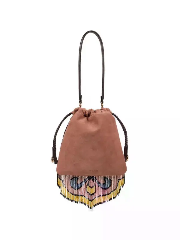 Etro Small Suede Kalispera Bag - Brown