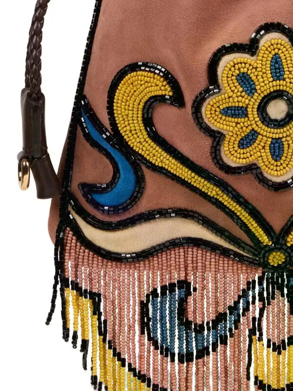 Etro Small Suede Kalispera Bag - Brown