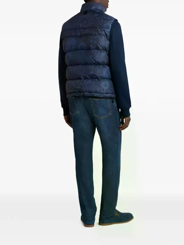 Etro Paisley Padded Gilet
