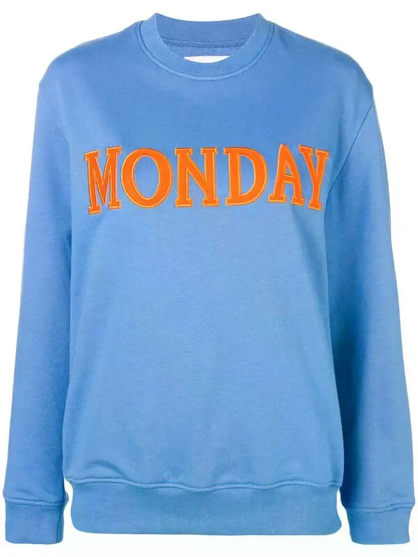 Alberta Ferretti Monday Patch Sweatshirt