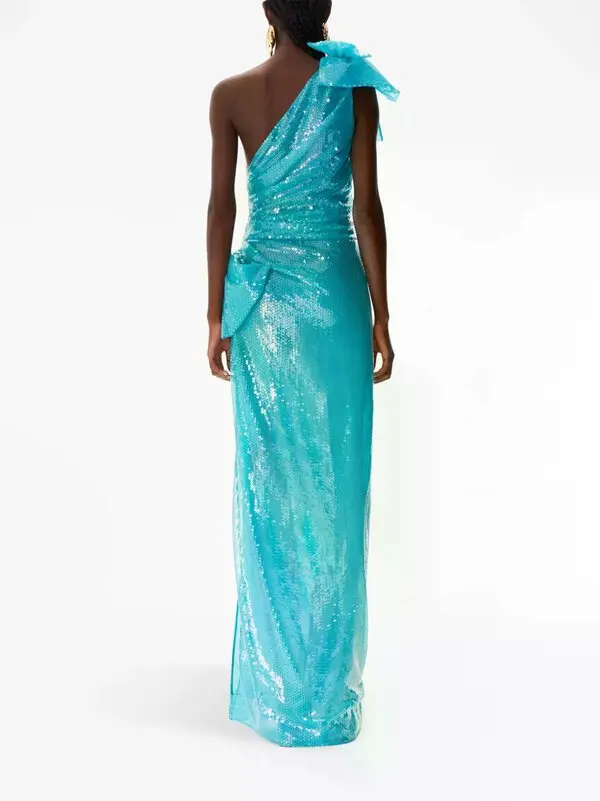 Nina Ricci Sequinned Asymmetric Gown
