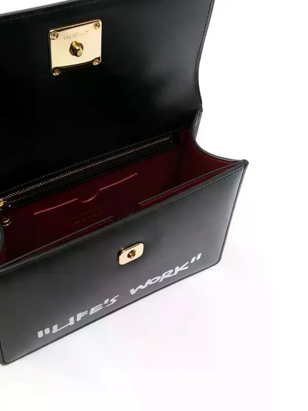 Off-White Jitney 1.4 Leather Tote Bag