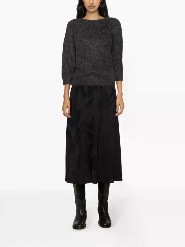 Ba&sh Banessa High-waisted Midi Skirt