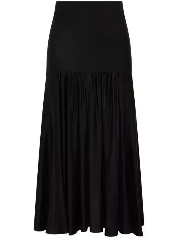 Rabanne Button-embellished Draped Skirt