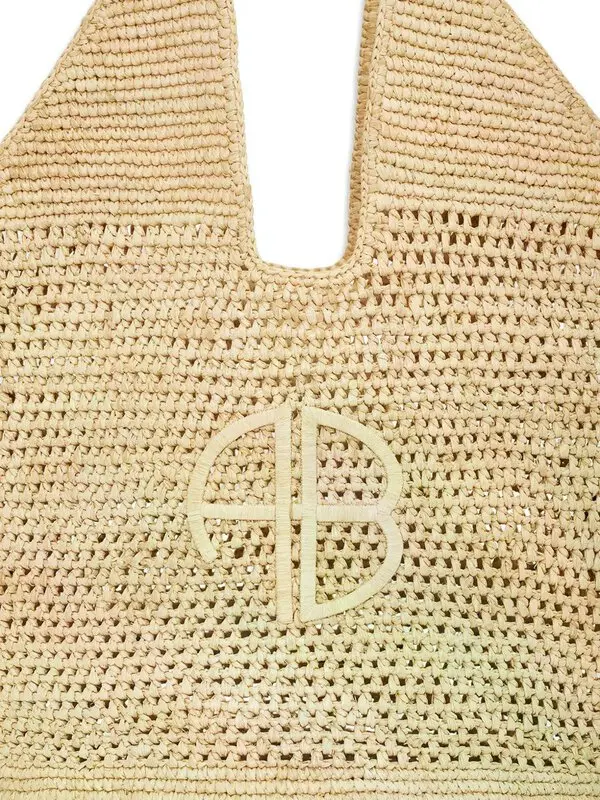 ANINE BING Leah Logo-detail Tote Bag