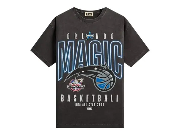 Kith Nba Allstar Orlando Magic Vintage Tee Shirt - Black