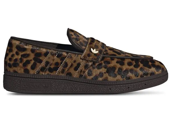Adidas Handball Spezial Leopard Print Loafers - Supplier Color/core Black/dark Brown