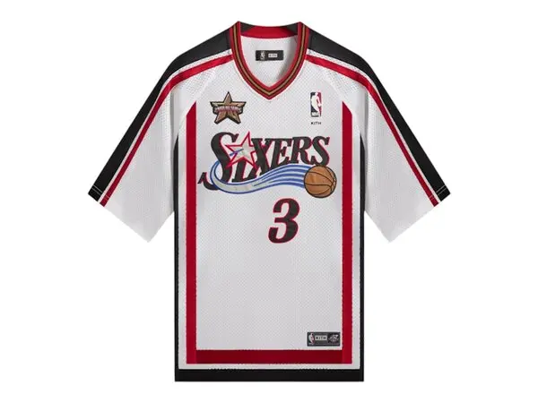 Kith Nba Allstar Philadelphia 76ers Leon Jersey - White
