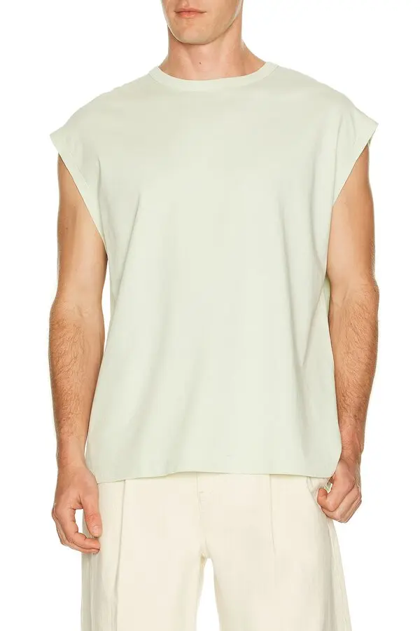 AGOLDE Leonard Sleeveless Tee - Mint