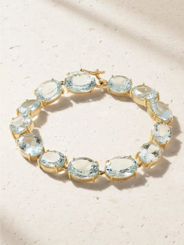Irene Neuwirth Gemmy Gem Aquamarine Bracelet - Blue