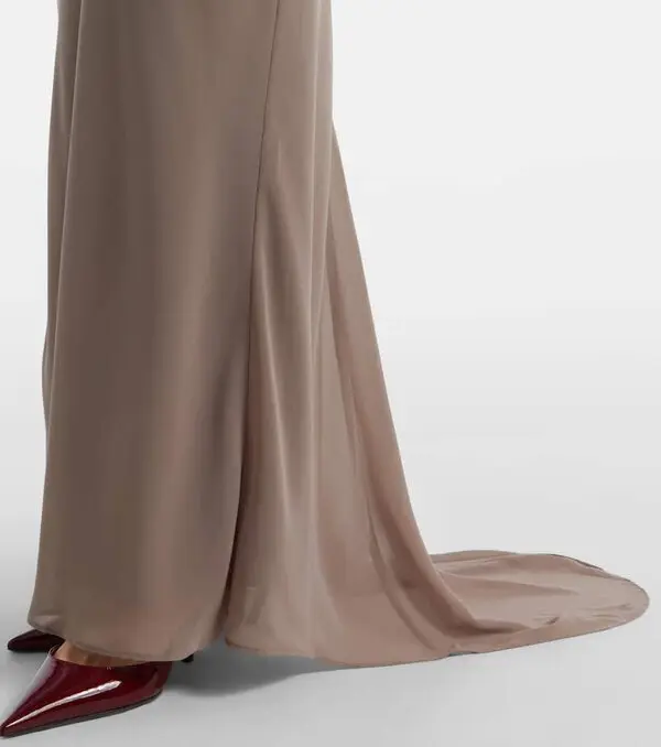 ROTATE BY BIRGER CHRISTENSEN Scarf-detail Maxi Dress