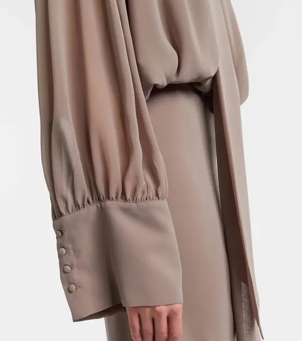 ROTATE BY BIRGER CHRISTENSEN Scarf-detail Maxi Dress