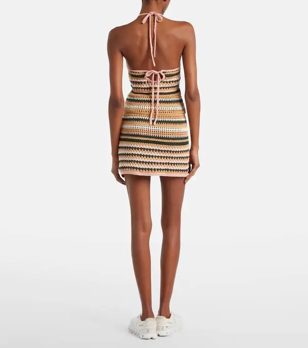 The Upside Crochet Mini Skirt