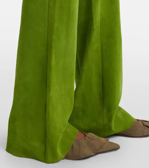 Stouls Gege Suede Flared Trousers