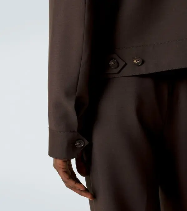 Versace Medusa Wool And Mohair Blouson Jacket