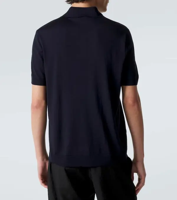 Gucci Double G Wool Polo Shirt
