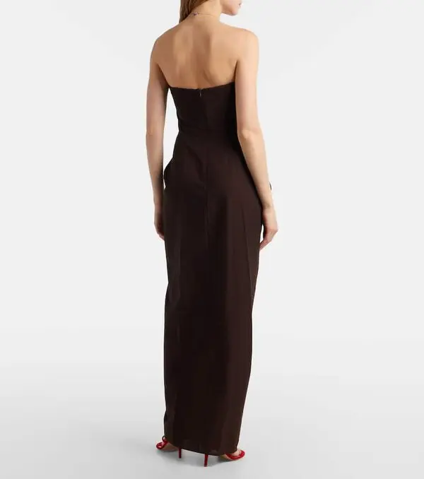 Staud Kara Gathered Gown