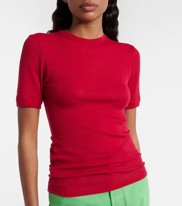 Versace Virgin Wool T-shirt - Red