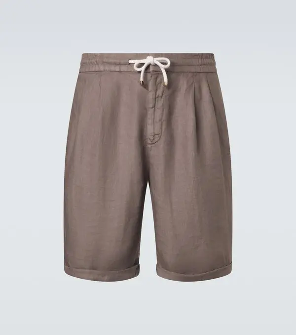 Brunello Cucinelli Linen Shorts