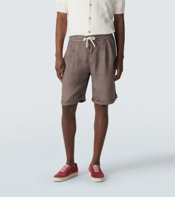 Brunello Cucinelli Linen Shorts