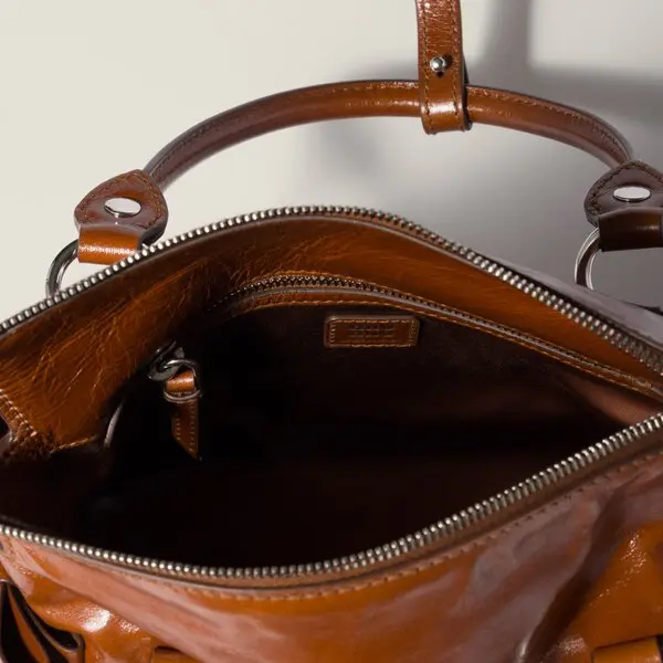 Miu Miu Shiny Leather Top-handle Bag