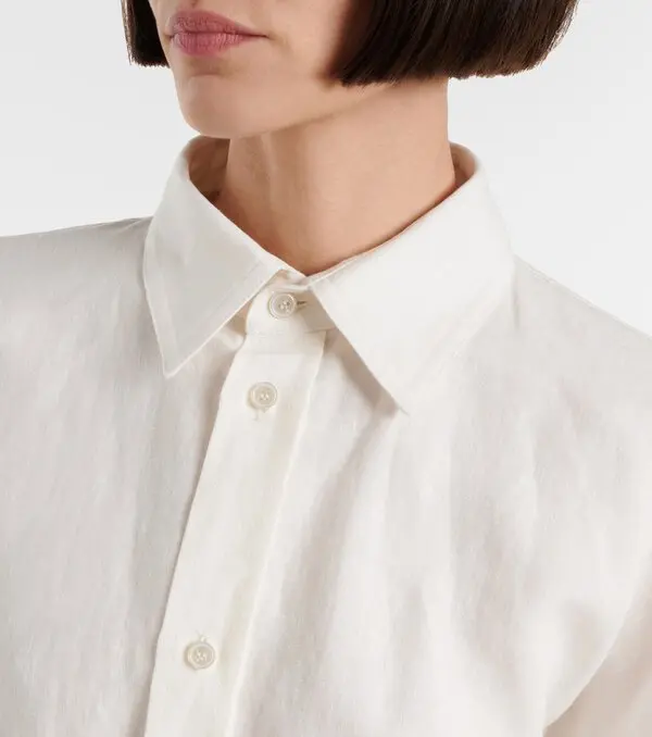 Plan C Linen Button-up Shirt