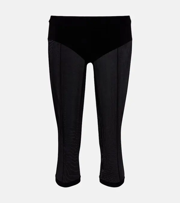 Magda Butrym Skinny Capri Pants And Briefs Set - Black