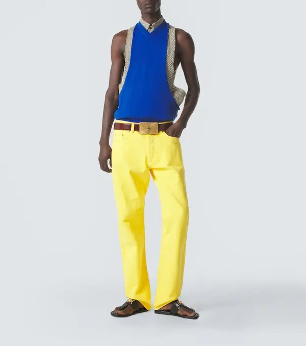 Versace Checked Cotton Shirt
