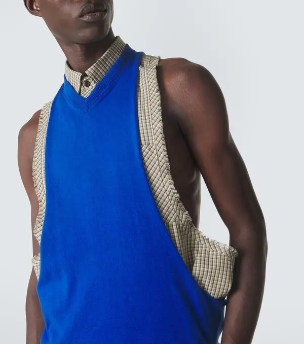 Versace Checked Cotton Shirt