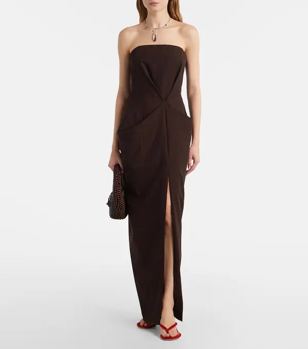 Staud Kara Gathered Gown