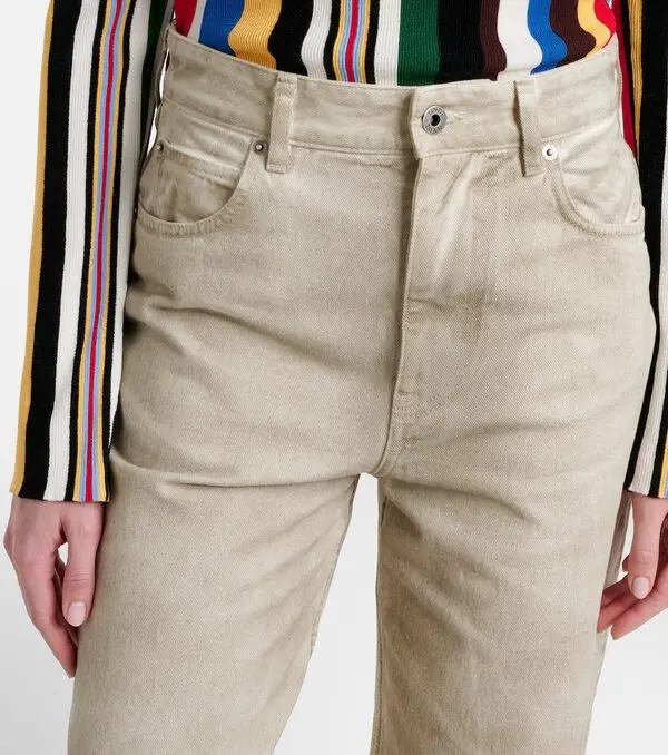 Loewe Wide-leg Jeans - Beige