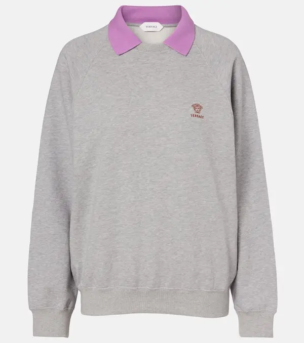 Versace Cotton Jersey Sweatshirt