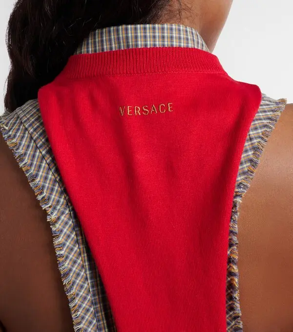 Versace Knitted Cotton Top