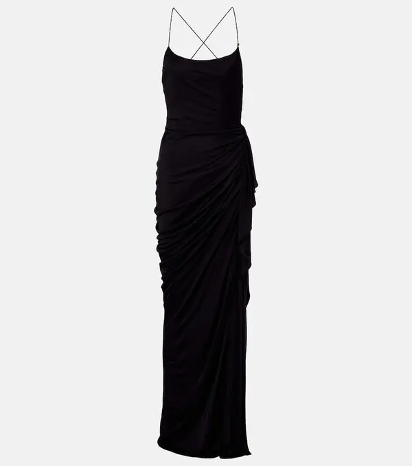 Versace Maxi Dress - Black