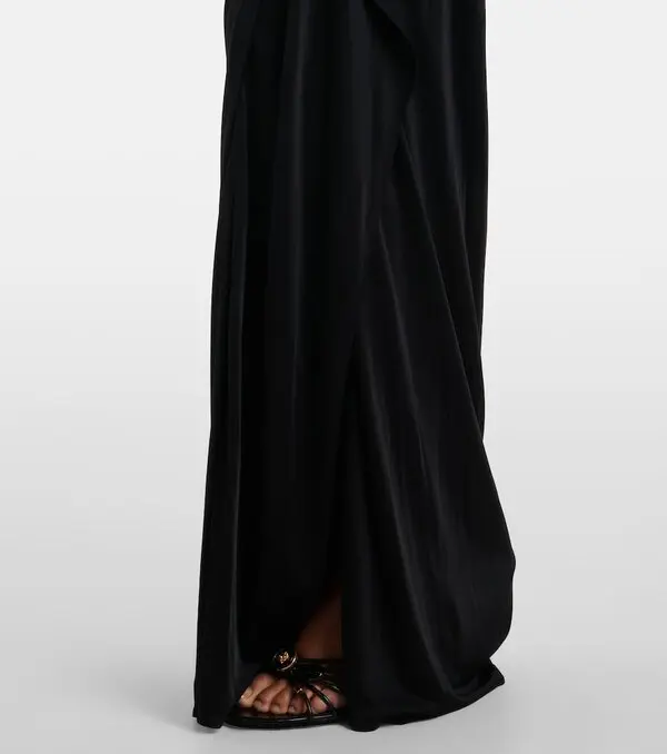 Versace Jersey Maxi Dress - Black