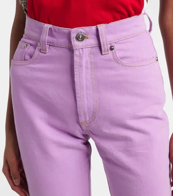 Versace High-rise Capri Jeans
