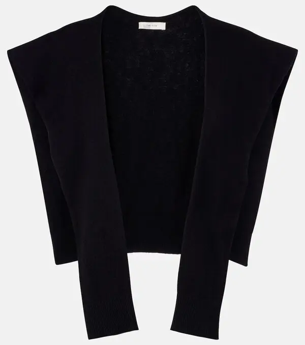 THE ROW Nomea Cashmere Scarf - Black