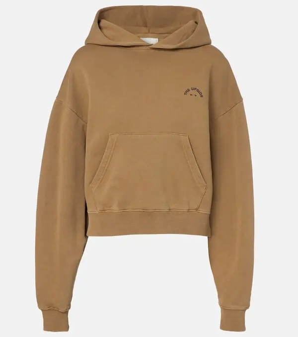 The Upside Kalo Delphi Cotton Fleece Hoodie - Brown
