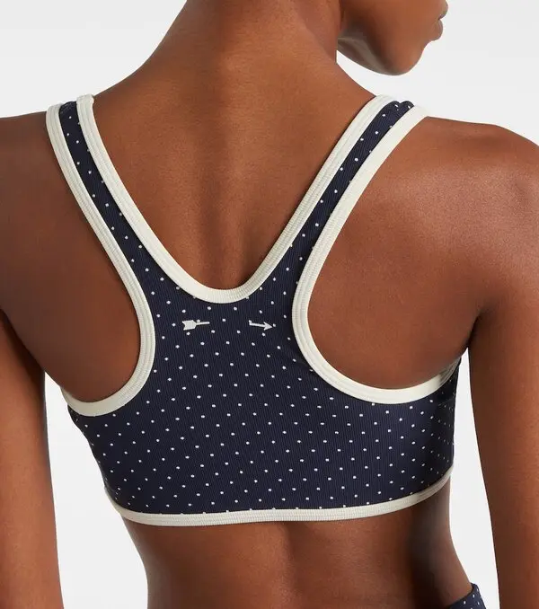 The Upside Spellbound Jade Polka-dot Sports Bra - Blue
