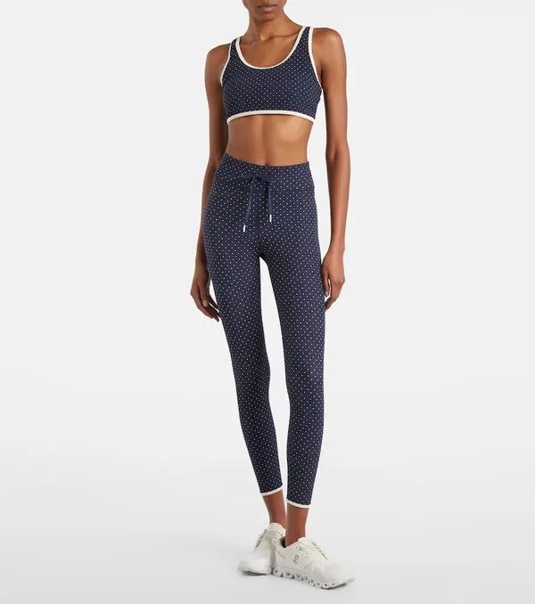 The Upside Spellbound Polka-dot Leggings - Blue