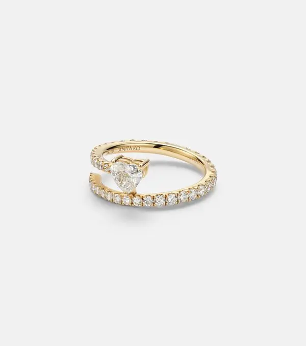 ANITA KO 18kt Ring With Diamonds - Gold