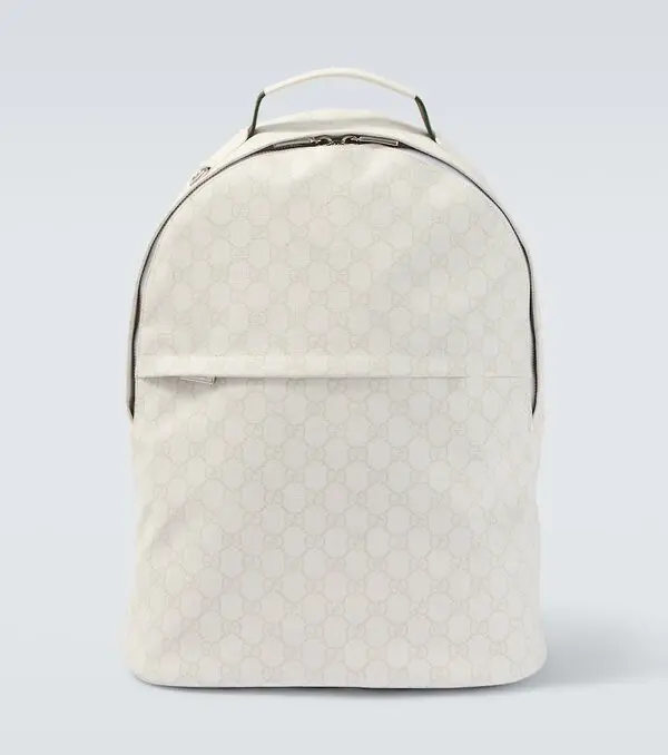 Gucci Gg Canvas Medium Backpack - White