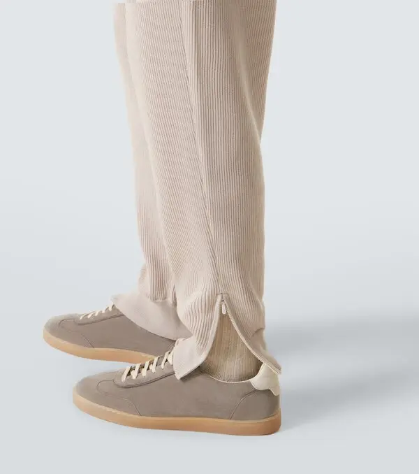 Brunello Cucinelli Cotton Corduroy Sweatpants - Beige