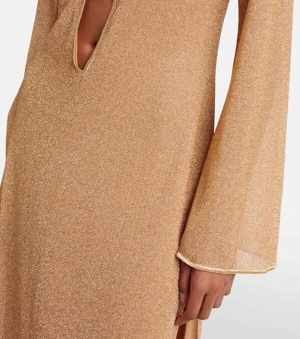 Oseree Lame Maxi Dress