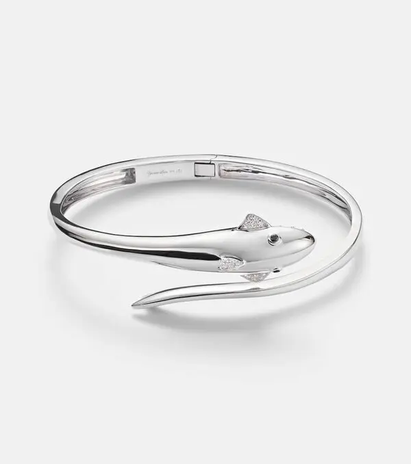 Yvonne Léon Requin Bangle - Silver