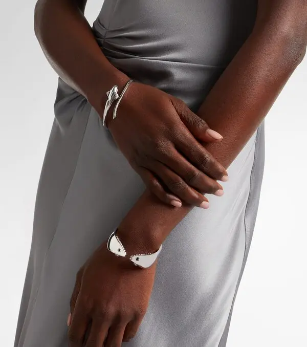 Yvonne Léon Requin Bangle With Diamonds